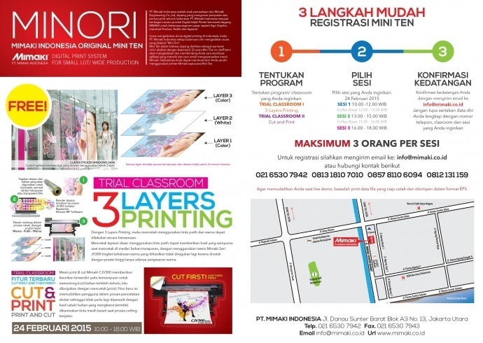 MINORI (Mimaki Indonesia Original MiniTen) Februari 2015 | Events ...